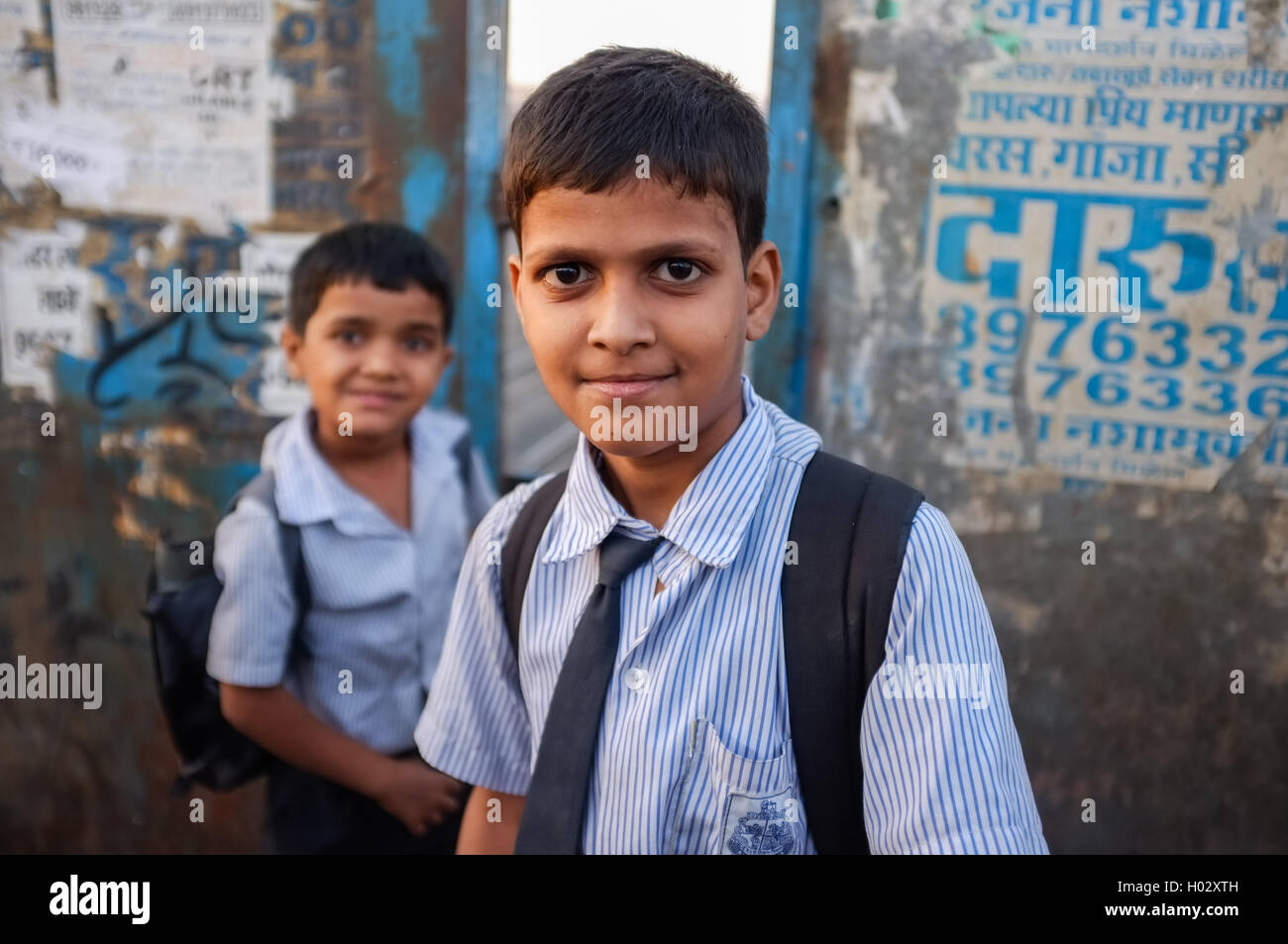 Indian school boys hi-res stock photography and images - Alamy