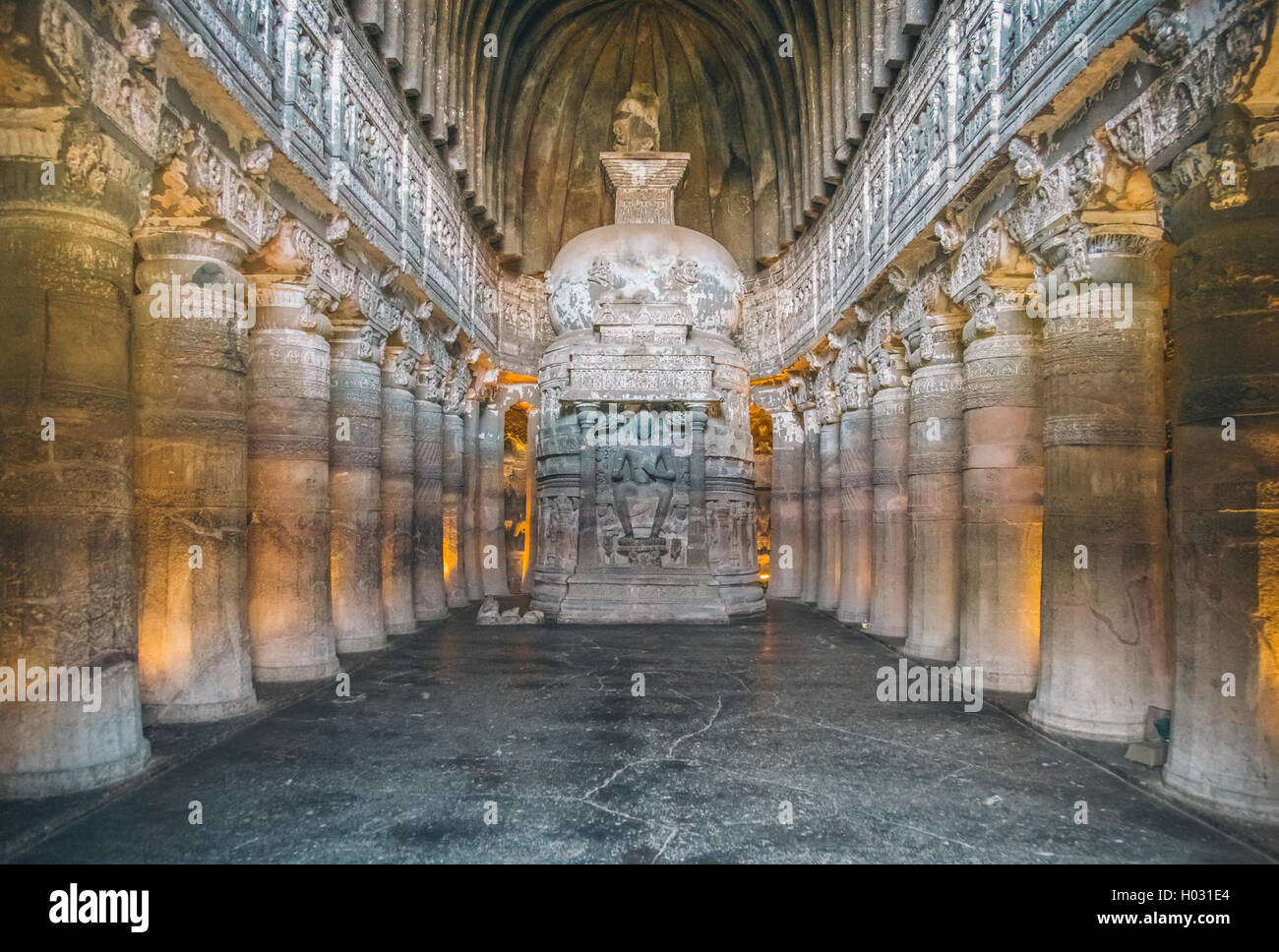 Ajanta caves cave 26 hi-res stock photography and images - Alamy