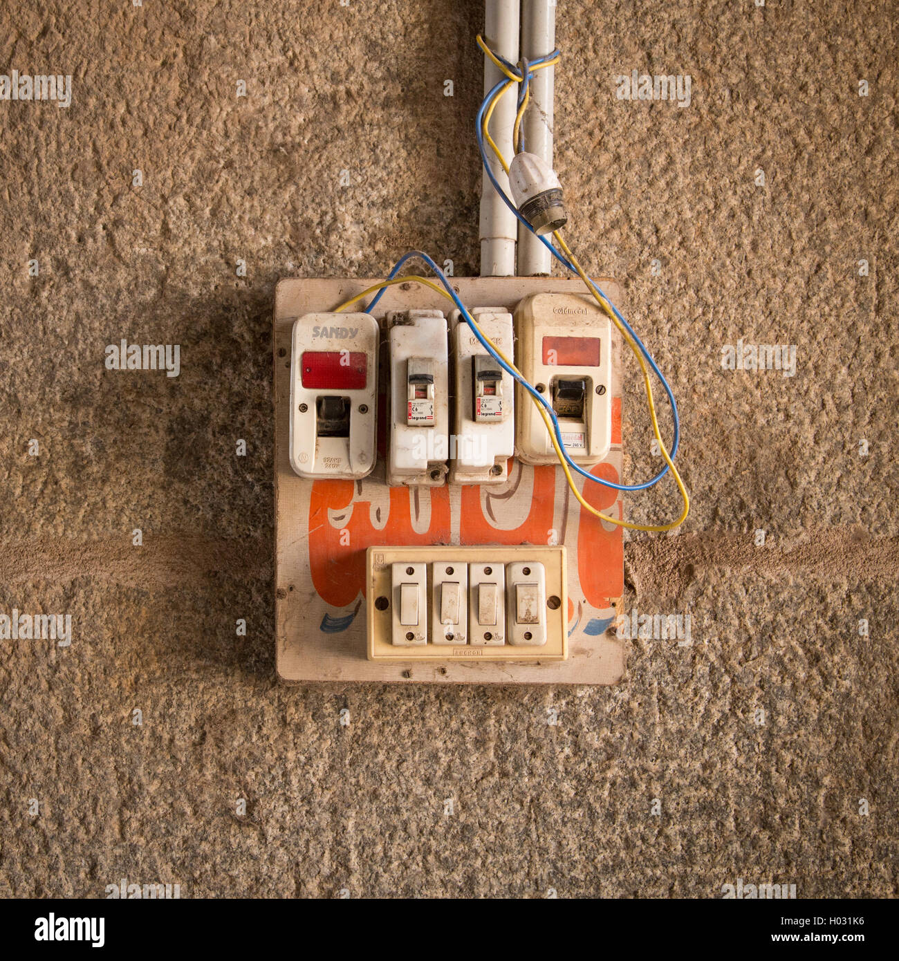 Outdoor fuse box hi-res stock photography and images - Alamy