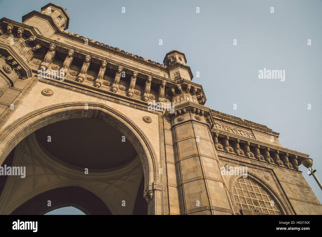 The Gateway of India, a monument built during the British Raj in Mumbai ...