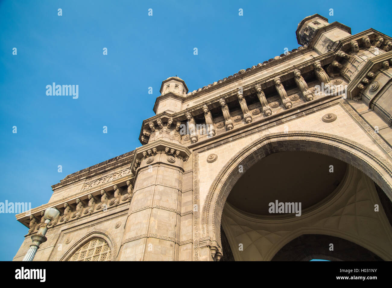 The Gateway of India, a monument built during the British Raj in Mumbai ...