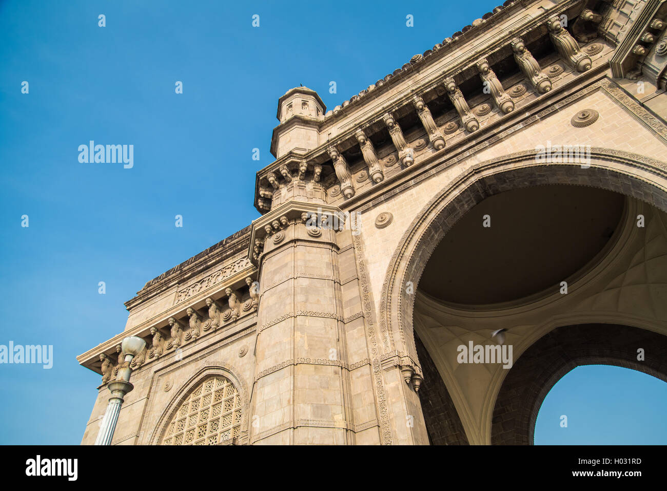 The Gateway of India, a monument built during the British Raj in Mumbai ...