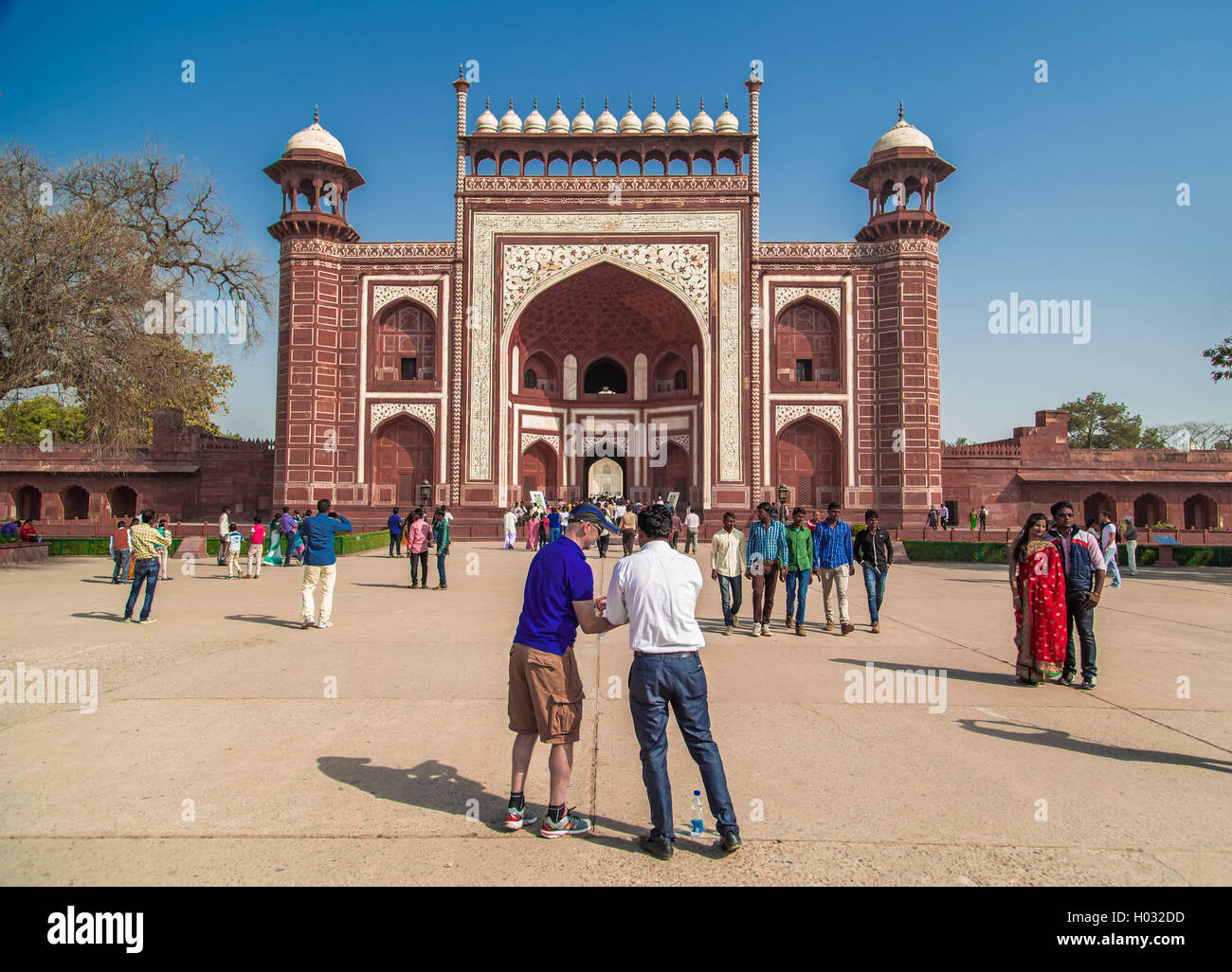 The taj mahal palace is a heritage hi-res stock photography and images ...