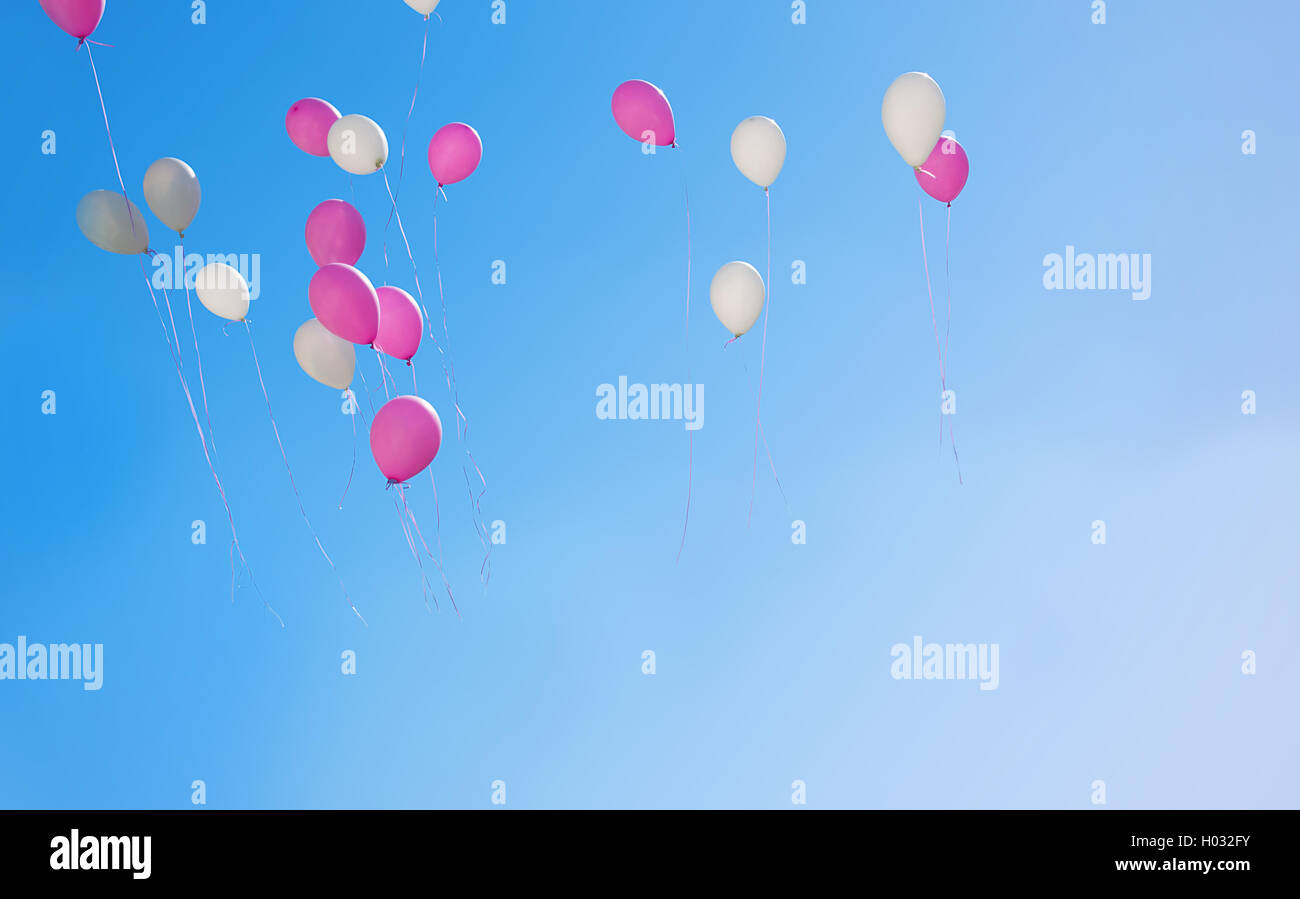 White balloons hi-res stock photography and images - Alamy