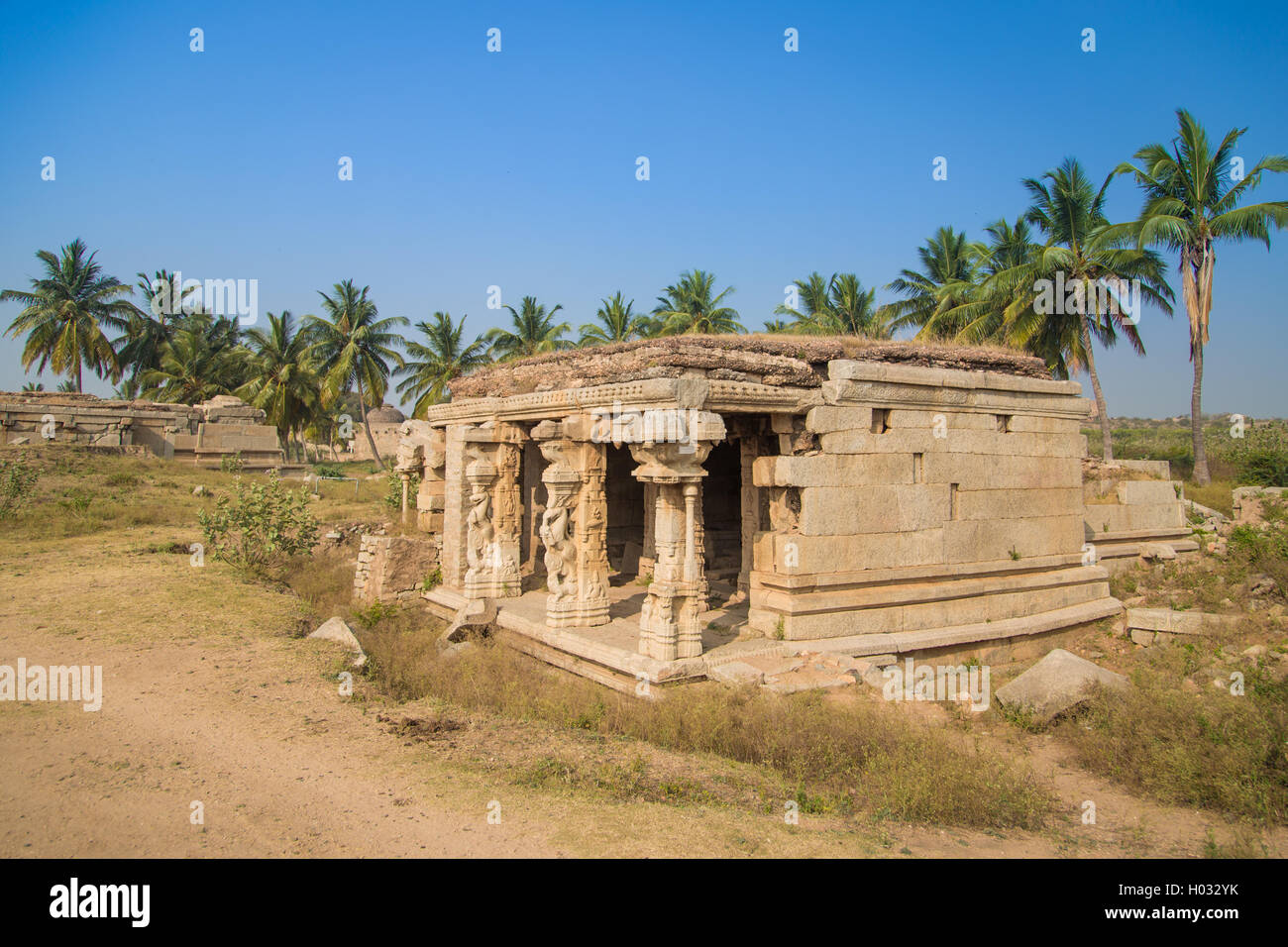 Ruins of Hampi, a UNESCO World Heritage Site, India Stock Photo - Alamy