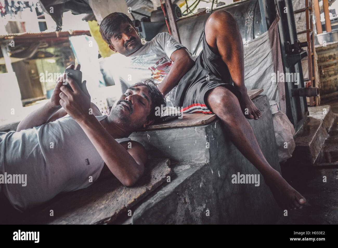 Indian workers hi-res stock photography and images - Alamy