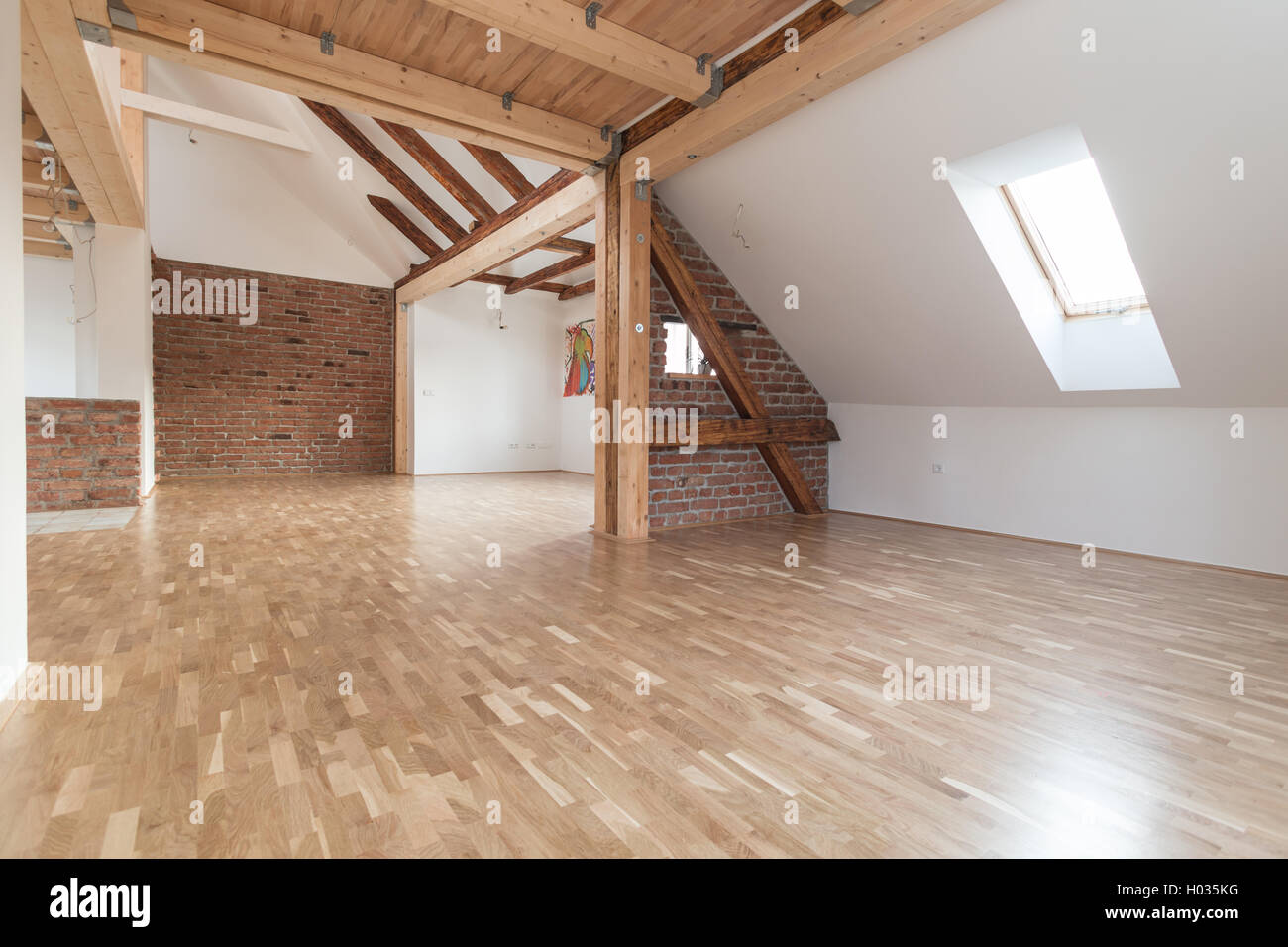 Interior of modern house with empty space Stock Photo - Alamy