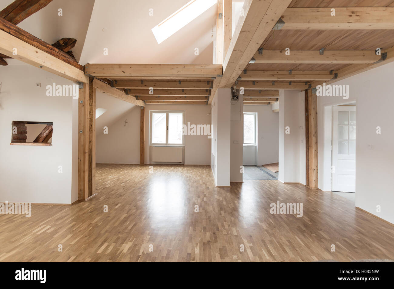 Interior of modern house with empty space Stock Photo - Alamy