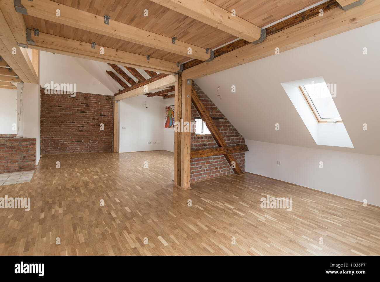 Interior of modern house with empty space Stock Photo - Alamy
