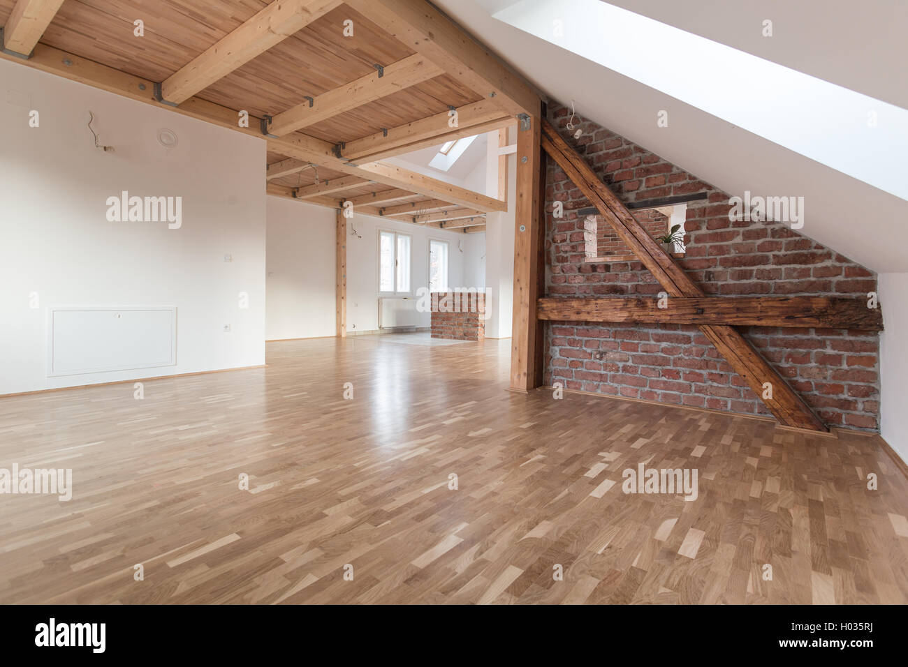 Interior of modern house with empty space Stock Photo - Alamy