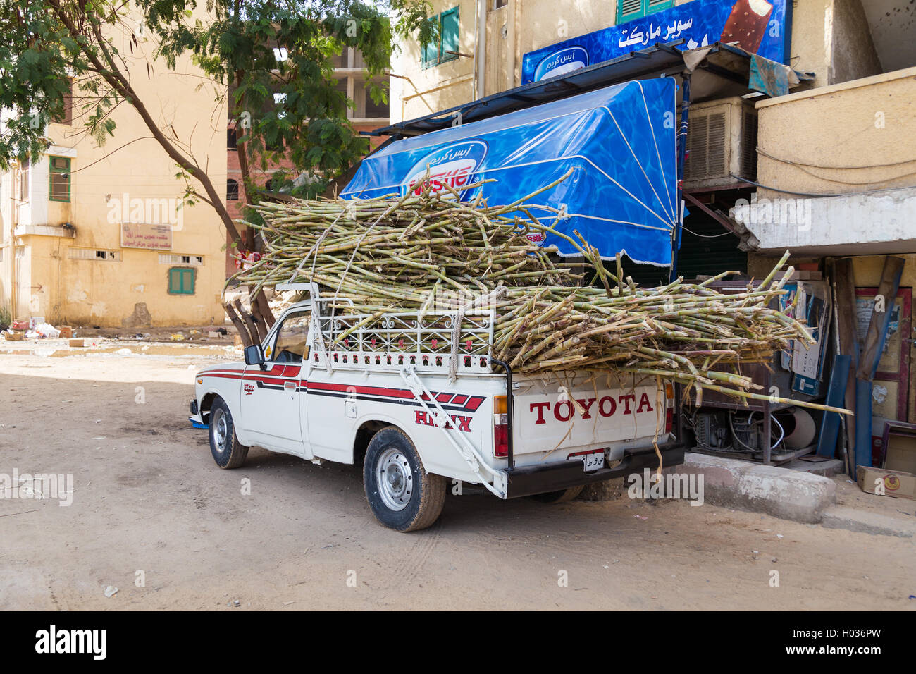 Egypt road transport truck hi-res stock photography and images - Alamy
