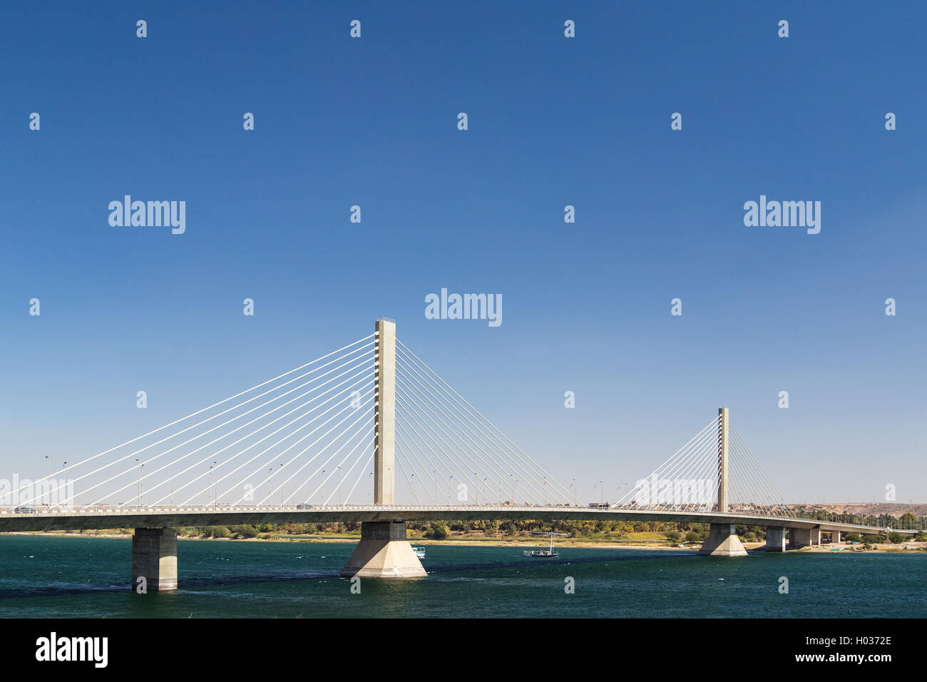 Aswan bridge, Egypt Stock Photo - Alamy