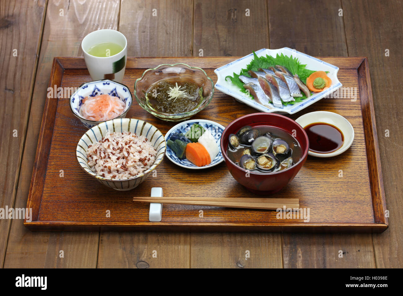 japanese set meal Stock Photo - Alamy