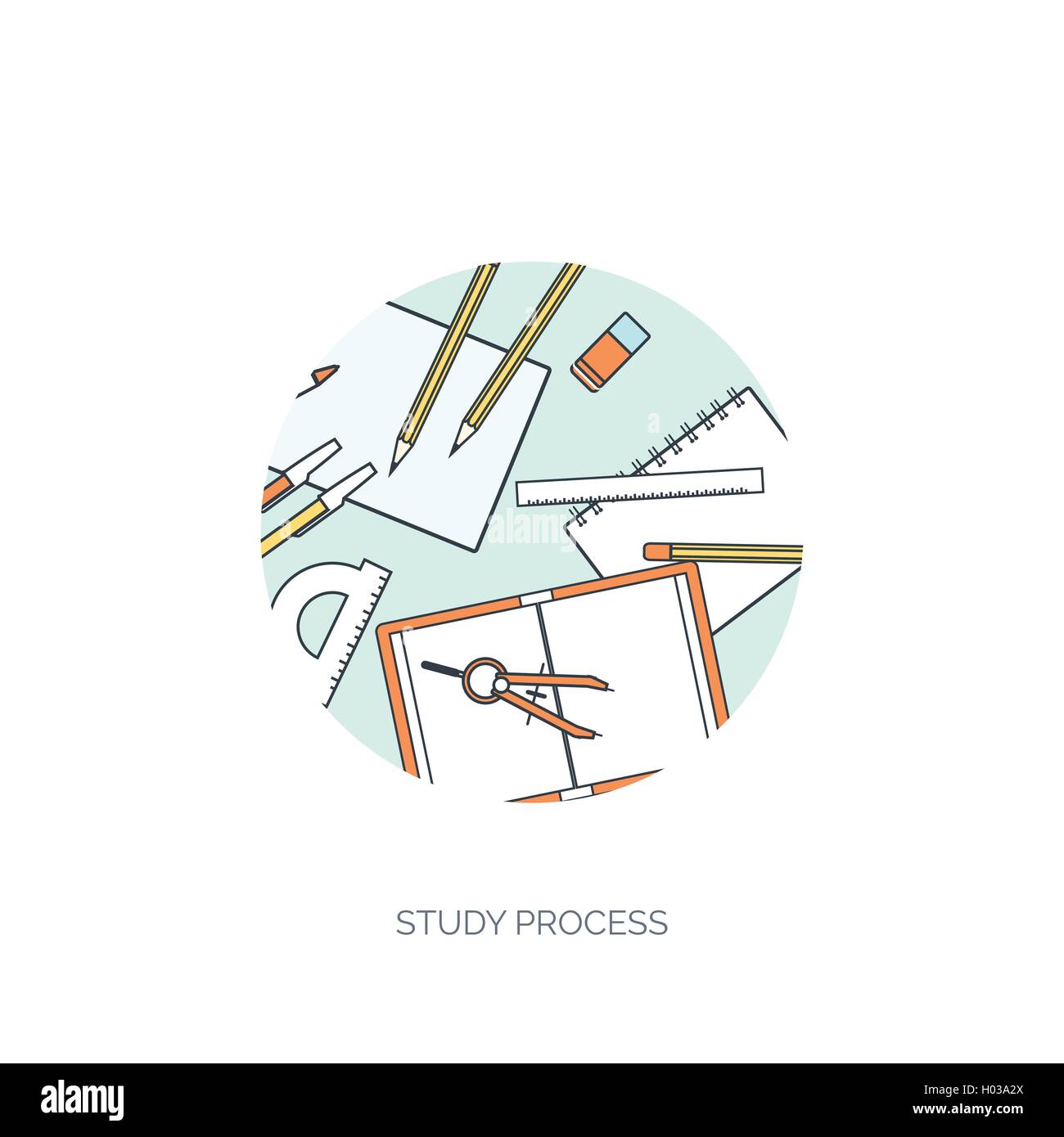 Vector illustration. Flat backgrounds set. Distance education,learning ...