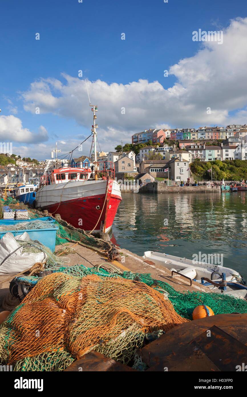 Brixham harbour, Devon, England Stock Photo - Alamy