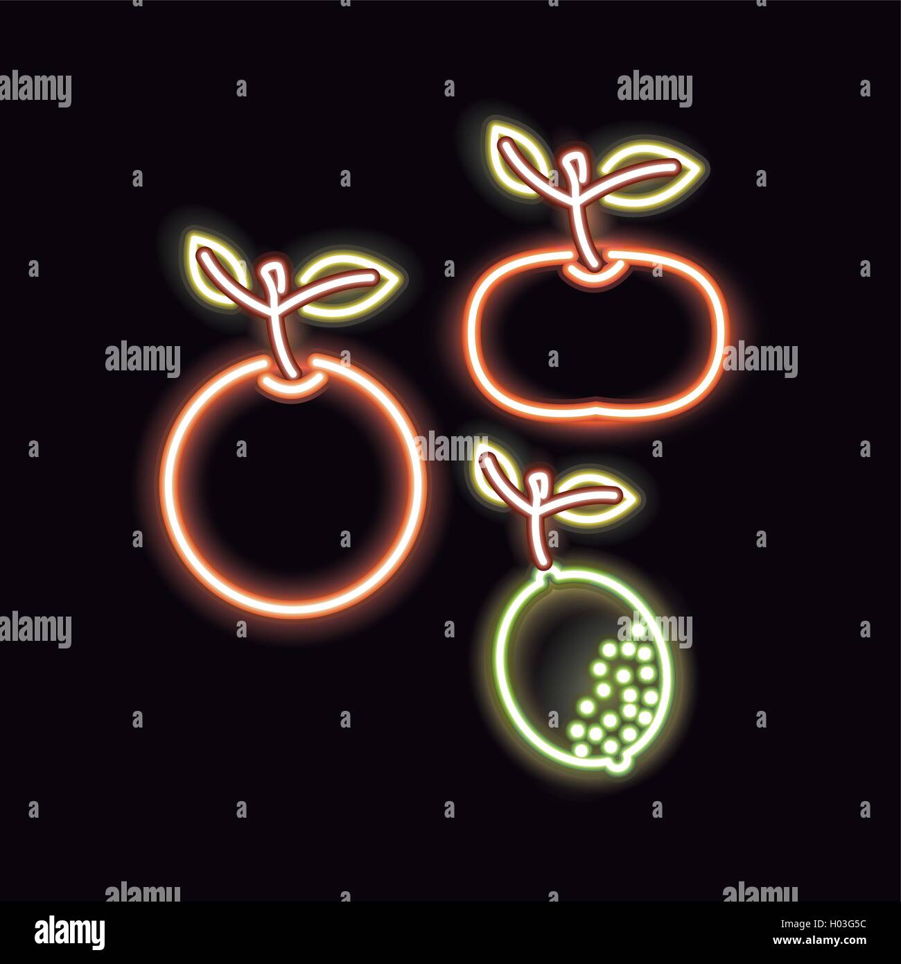 Electric tangerine Stock Vector Images - Alamy