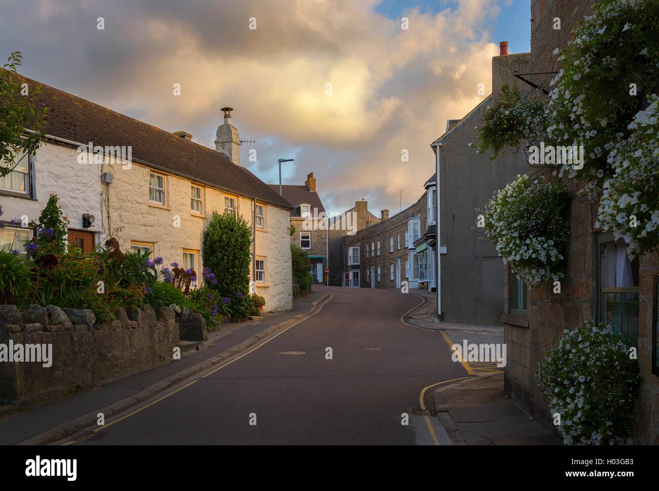 Hugh Town, St Mary's, Isles of Scilly, England Stock Photo - Alamy