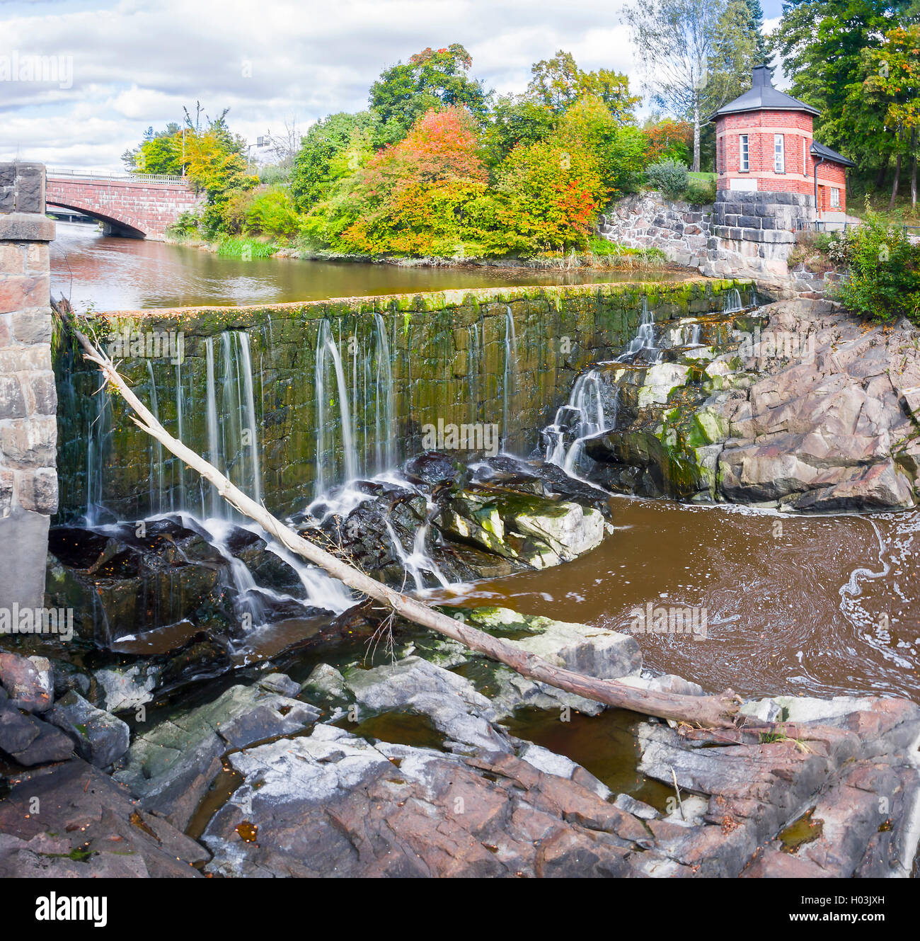Vanhankaupunginkoski - waterfall on Vantaanjoki River in Old Town ...
