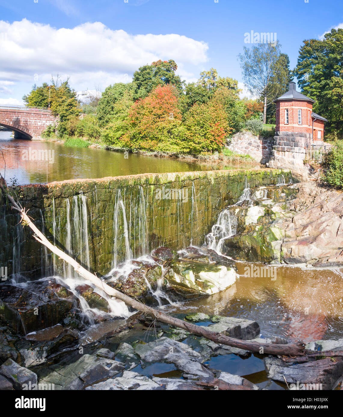 Vanhankaupunginkoski - waterfall on Vantaanjoki River in Old Town ...
