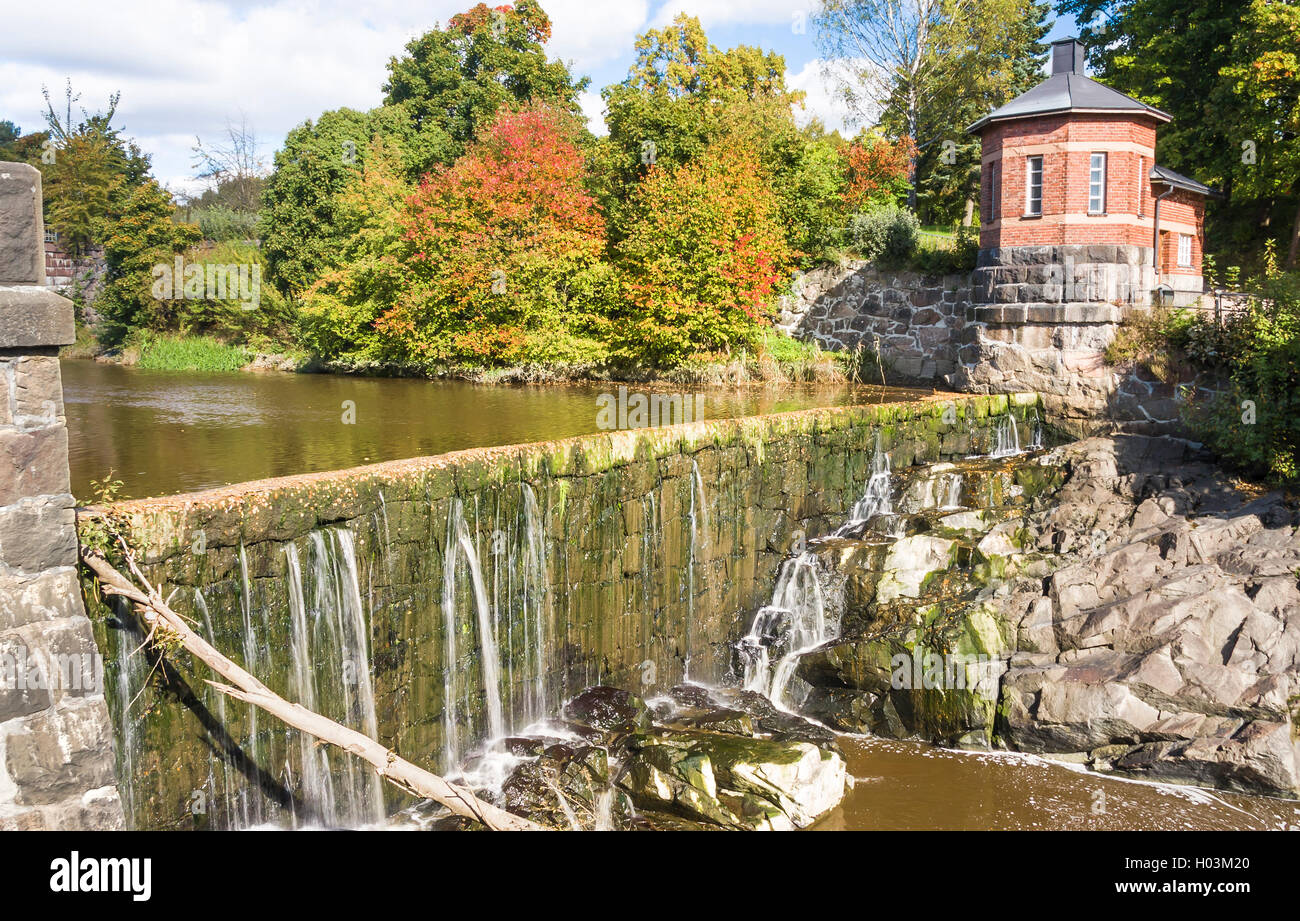 Vanhankaupunginkoski - waterfall on Vantaanjoki River in Old Town ...