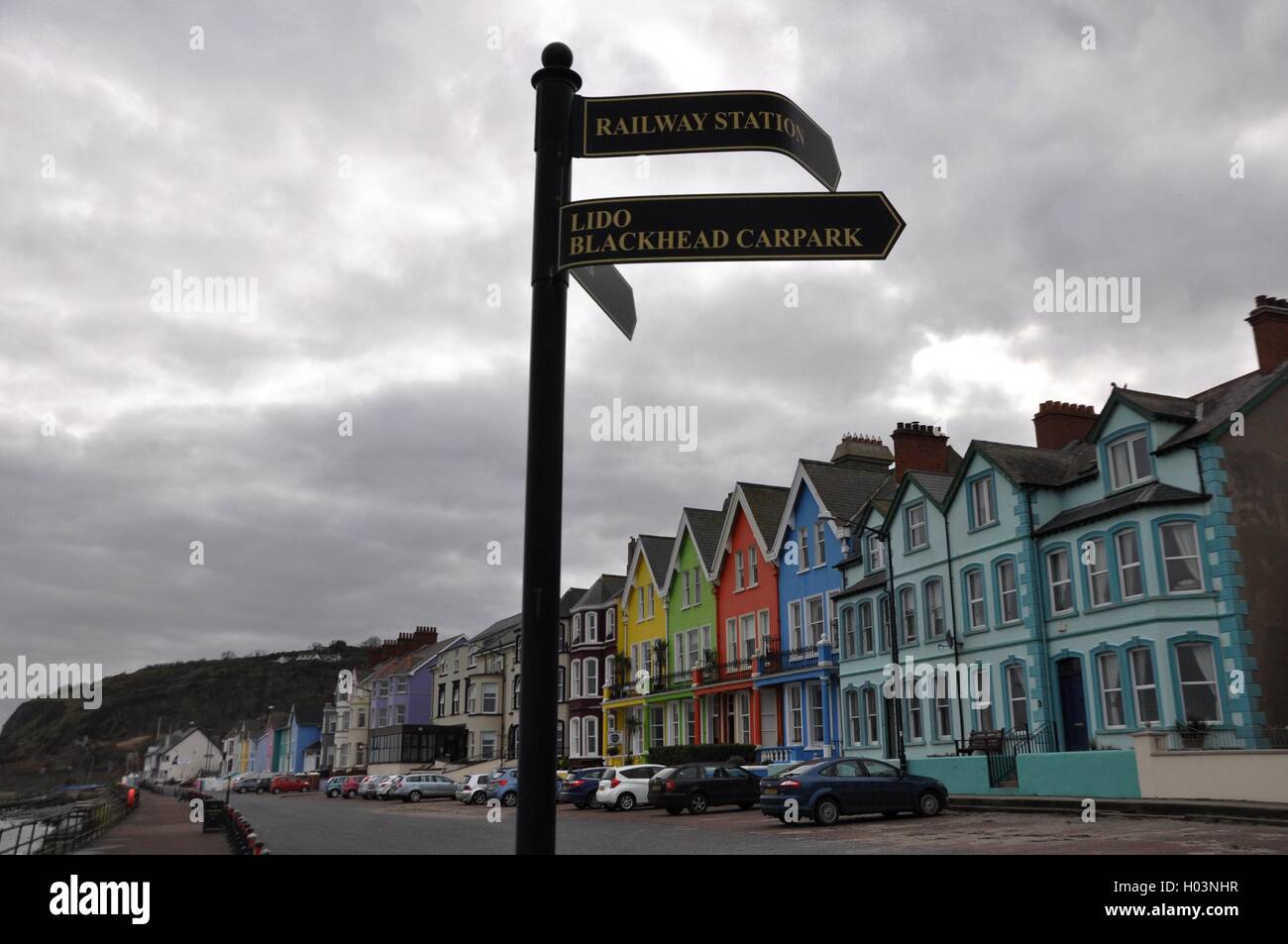 Whitehead town, North Ireland Stock Photo - Alamy