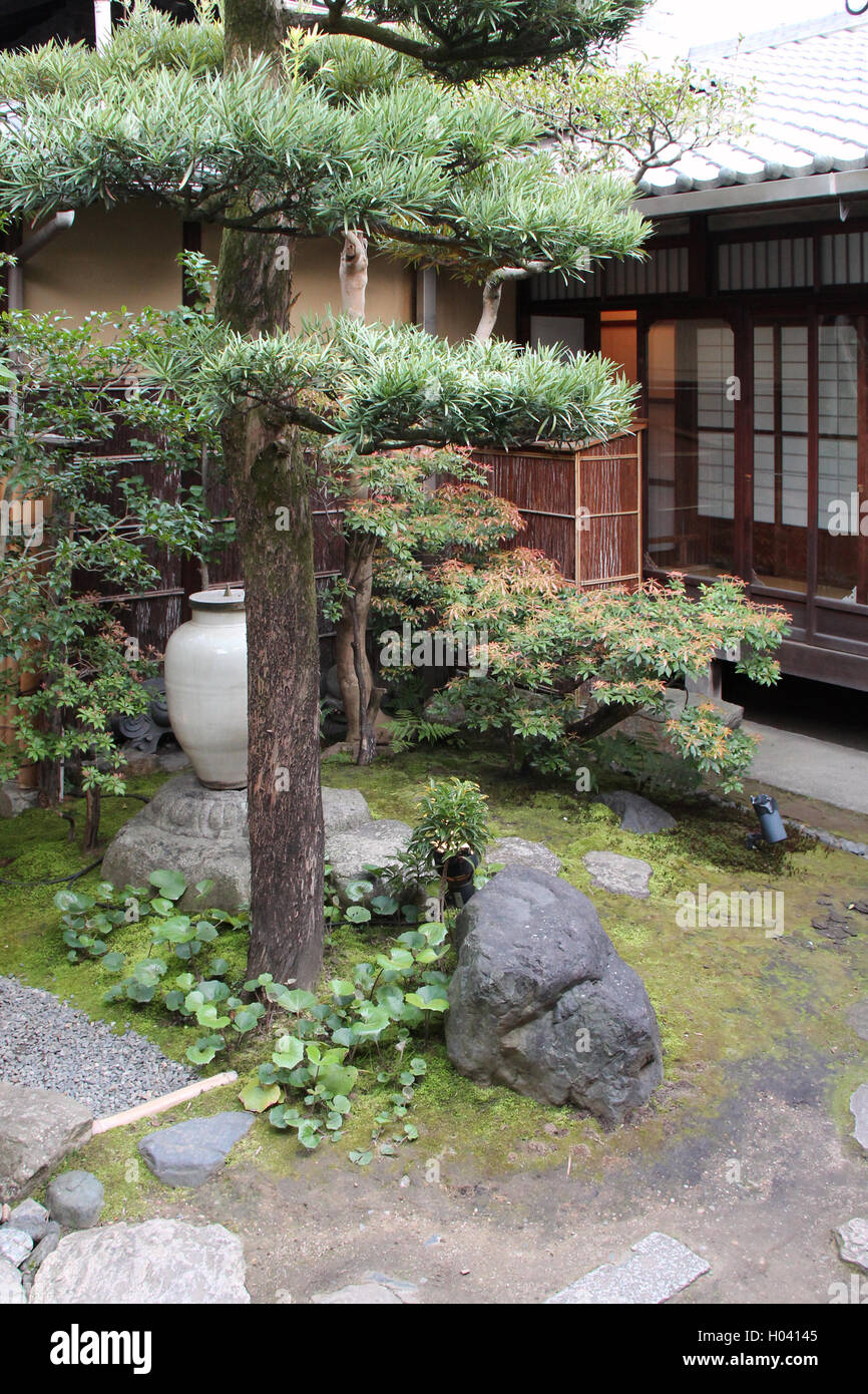 The garden of the Entoku-in temple in Kyoto (Japan Stock Photo - Alamy
