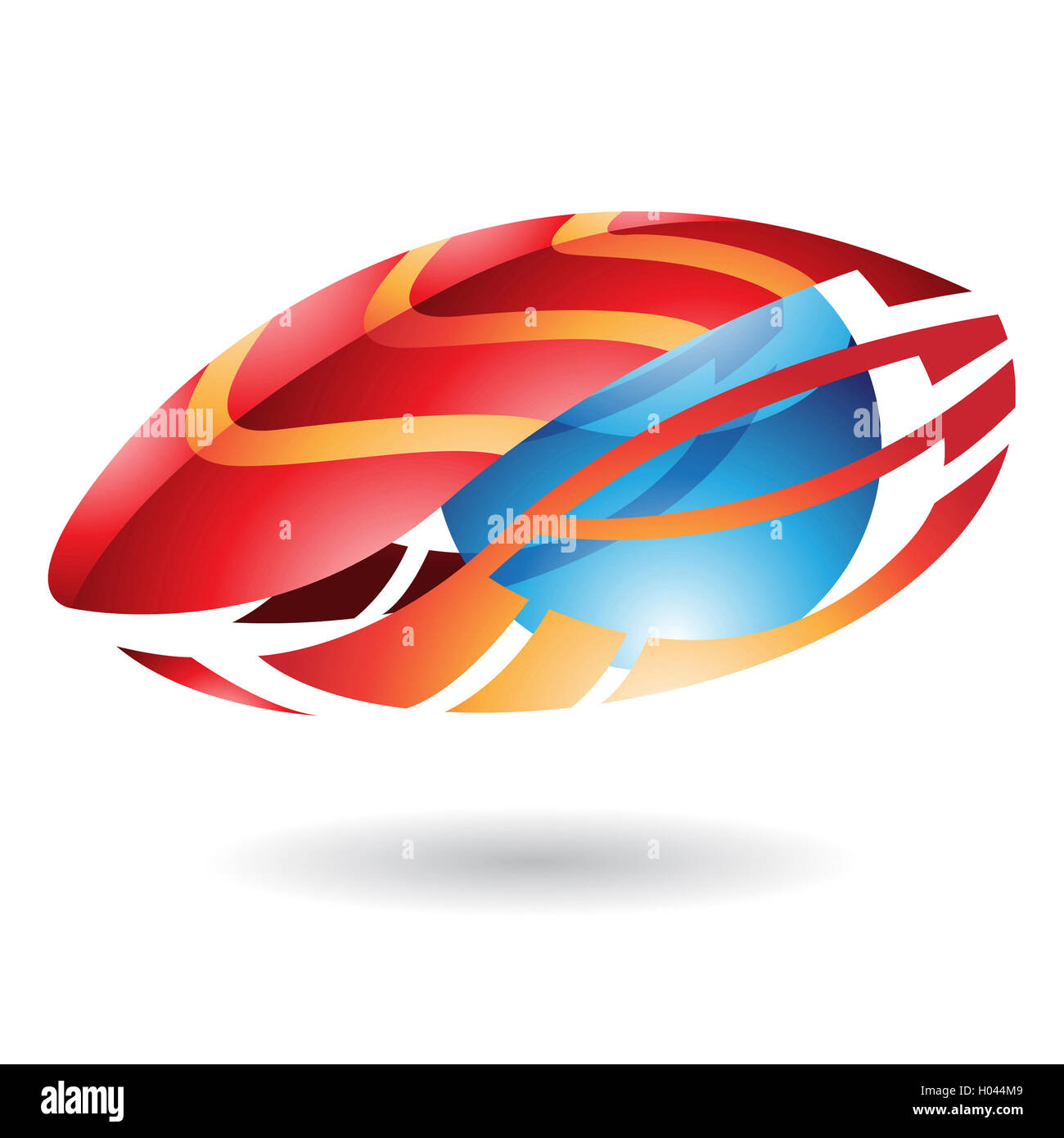 3D abstract logo icon in various colors Stock Photo - Alamy