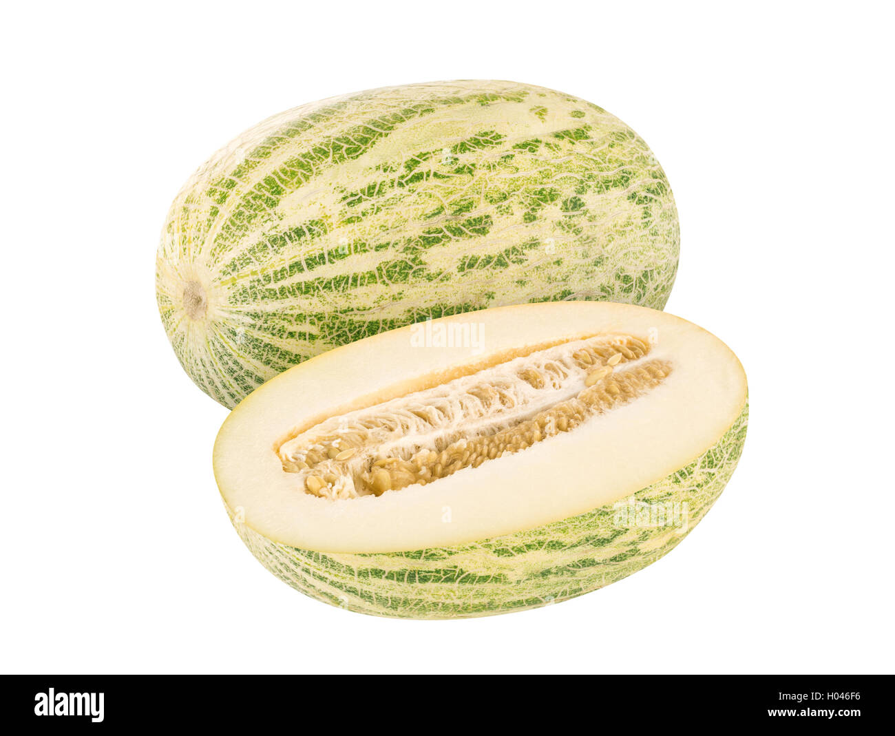 Melon isolated on white Stock Photo - Alamy