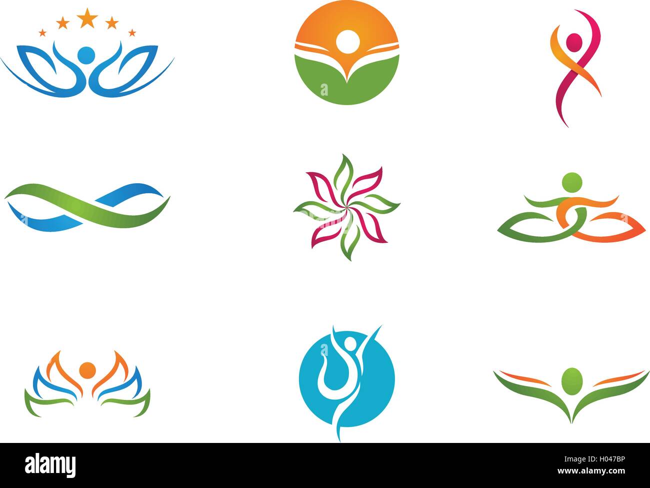 Health Logo Template Stock Vector Image & Art - Alamy