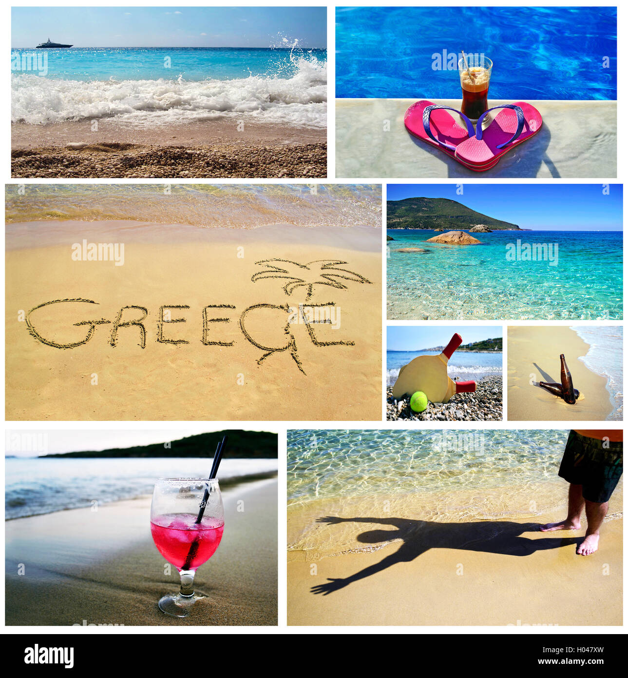 Photo Collage Greece High Resolution Stock Photography and Images - Alamy