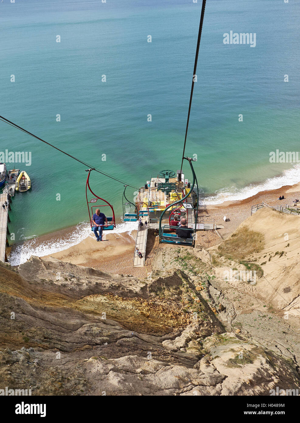 Isle of wight the needles park hi-res stock photography and images - Alamy