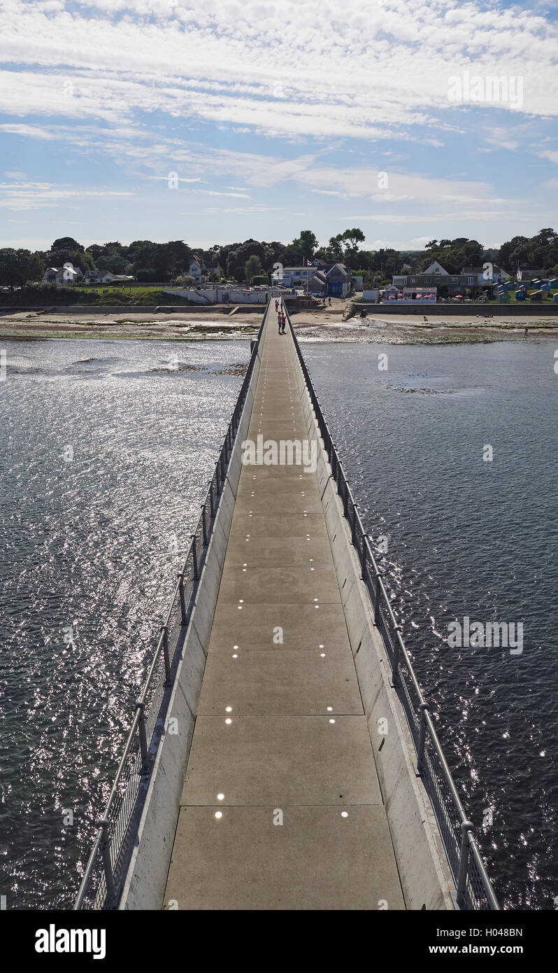 Isle of Wight Bembridge lifeboat station looking towards the town Stock ...