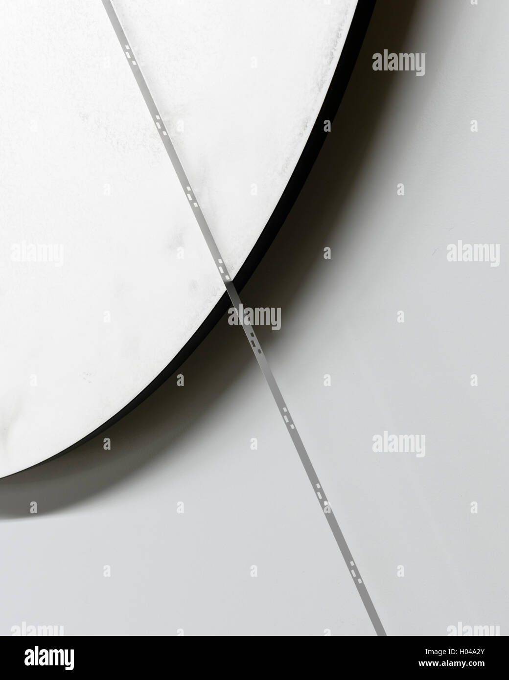 Steel ribbon on the production line. Harry's Razor Blade Factory ...