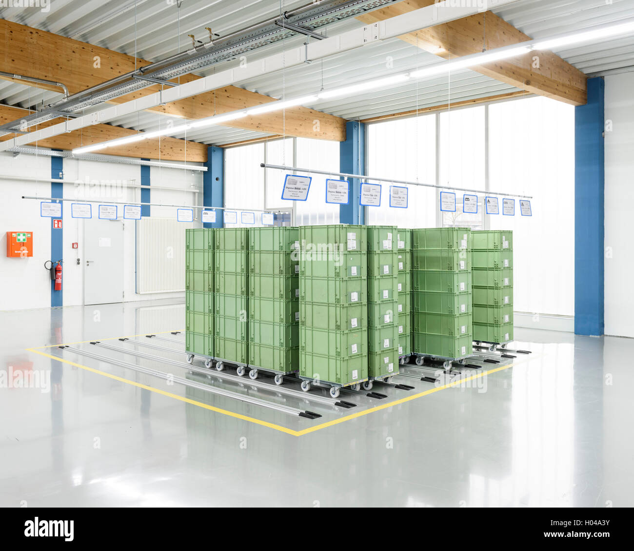 Storage. Harry's Razor Blade Factory, Eisfeld, Germany. Architect ...