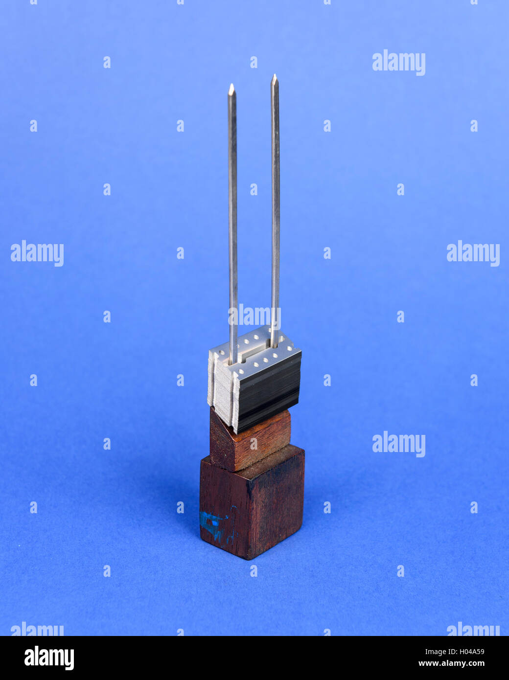 Tool used for quality control. Harry's Razor Blade Factory, Eisfeld ...