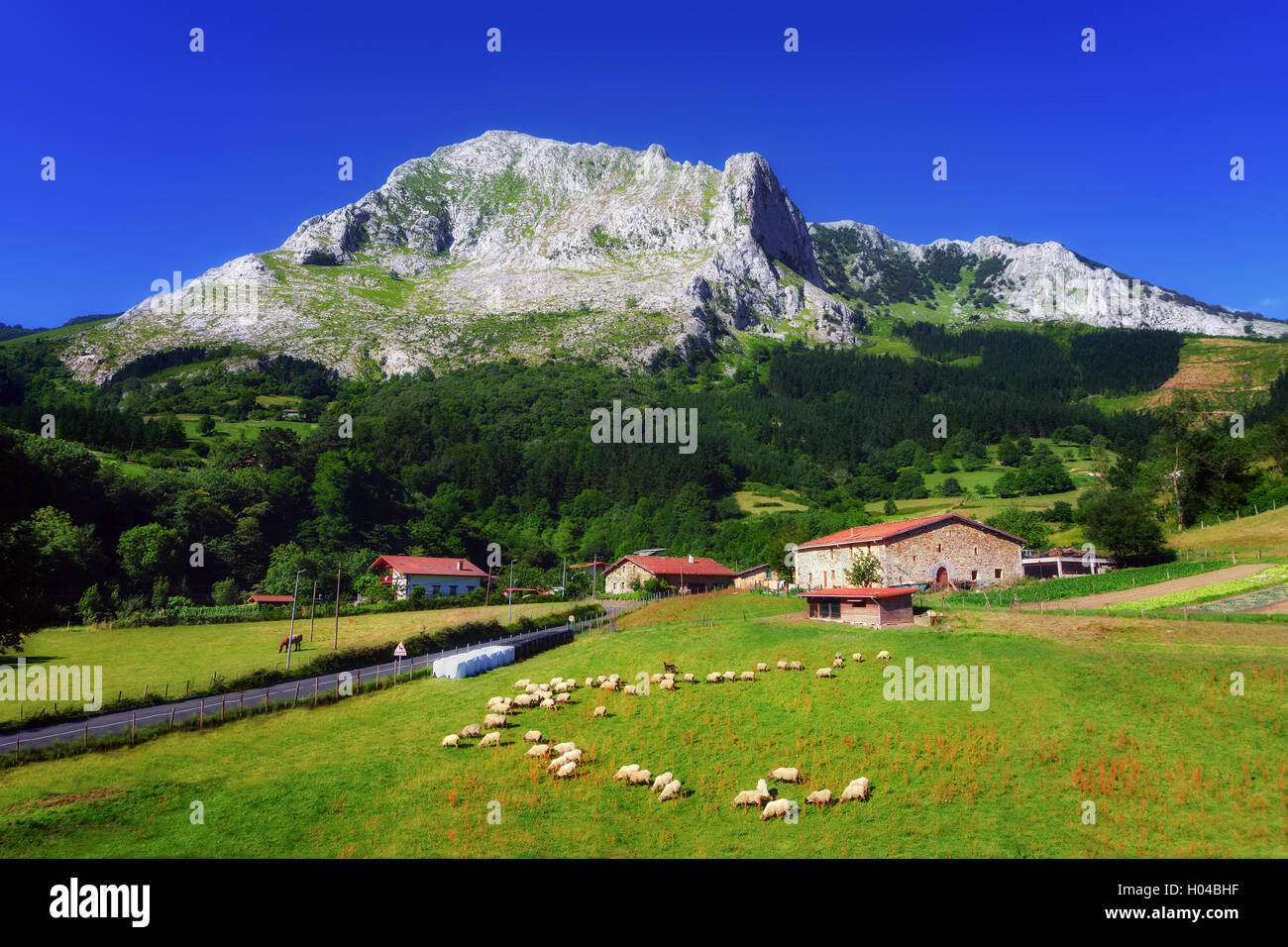 Arrazola village in the Basque Country Stock Photo - Alamy