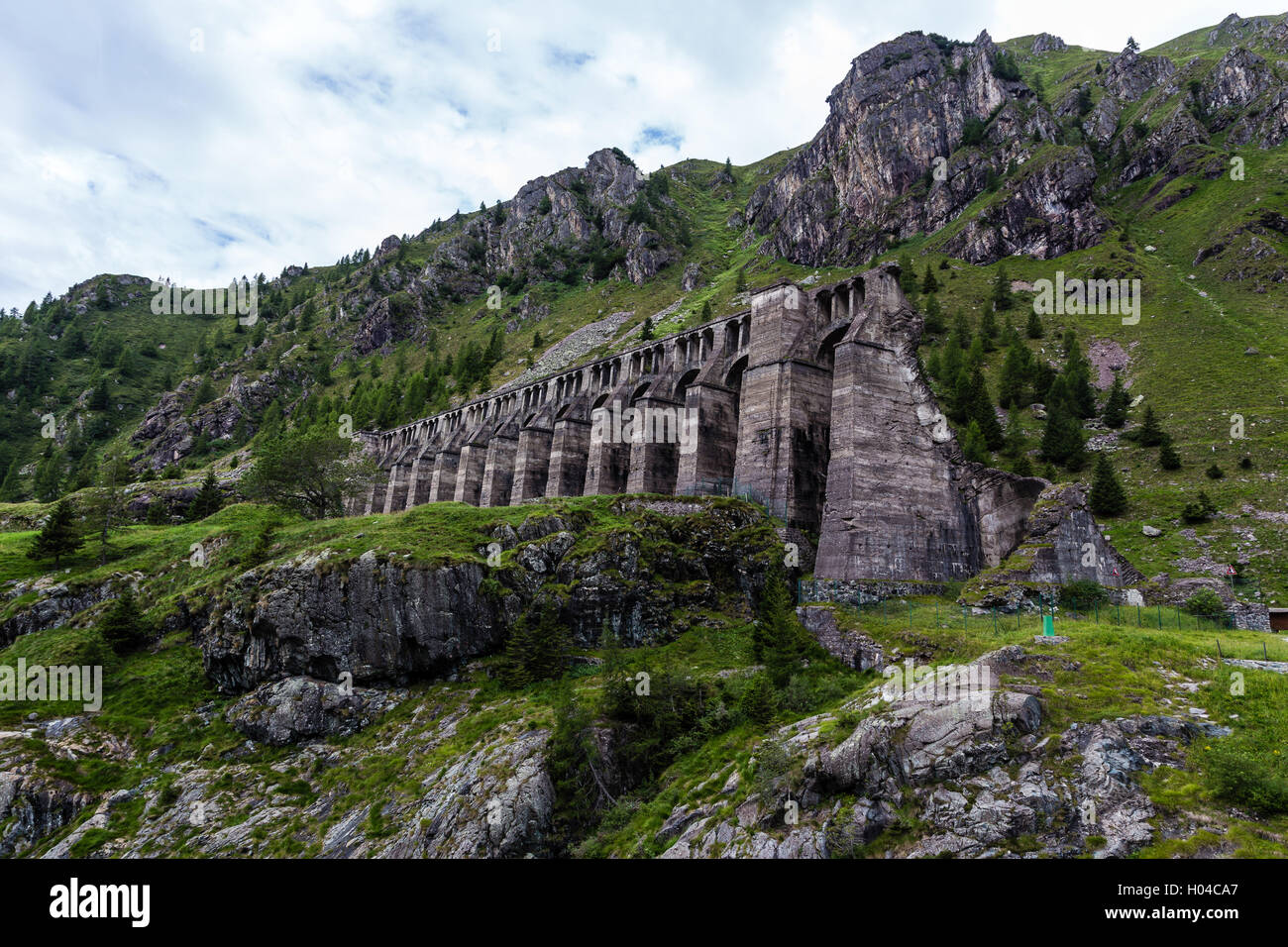 Diga del Gleno, Dam of Gleno Stock Photo - Alamy
