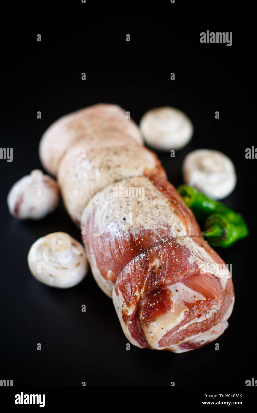 Beef roll vegetables stuffing hi-res stock photography and images - Alamy