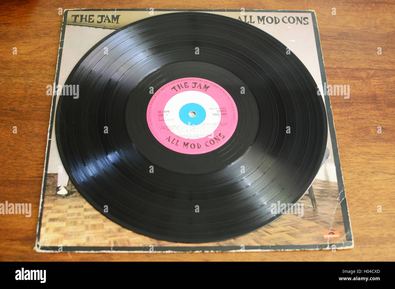 The Jam, All Mod Cons, vinyl, album Stock Photo - Alamy
