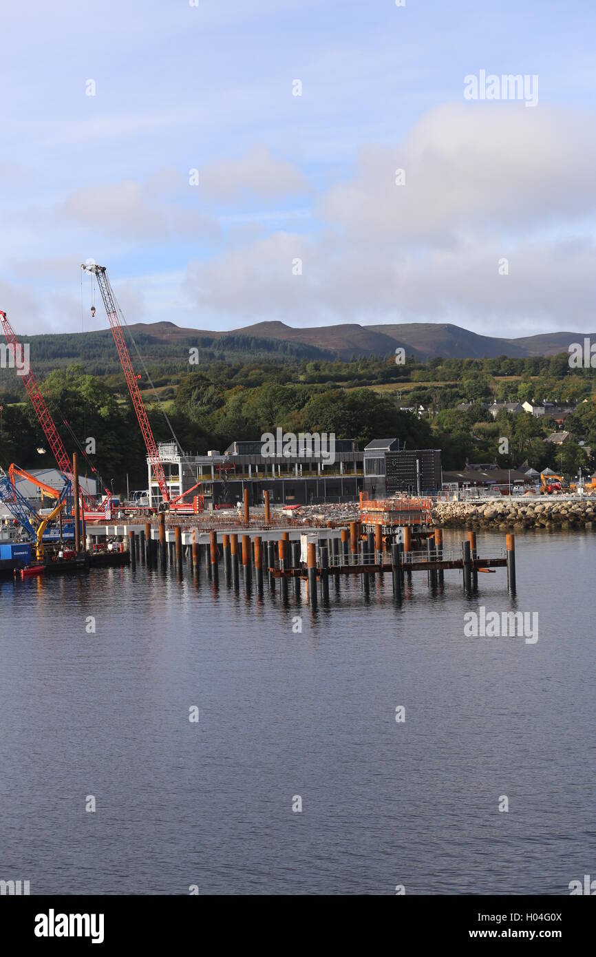 New ferry pier under construction Brodick Isle of Arran Scotland ...