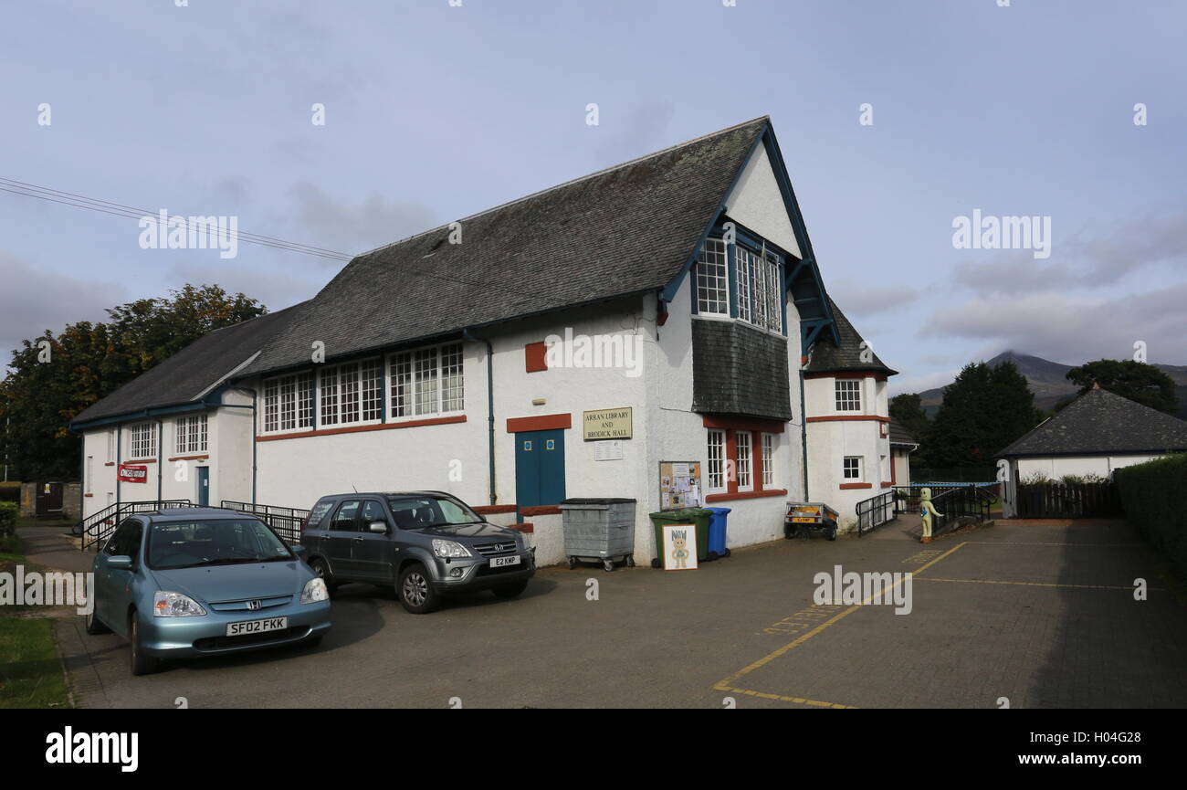 Exterior arran library brodick hall hi-res stock photography and images ...