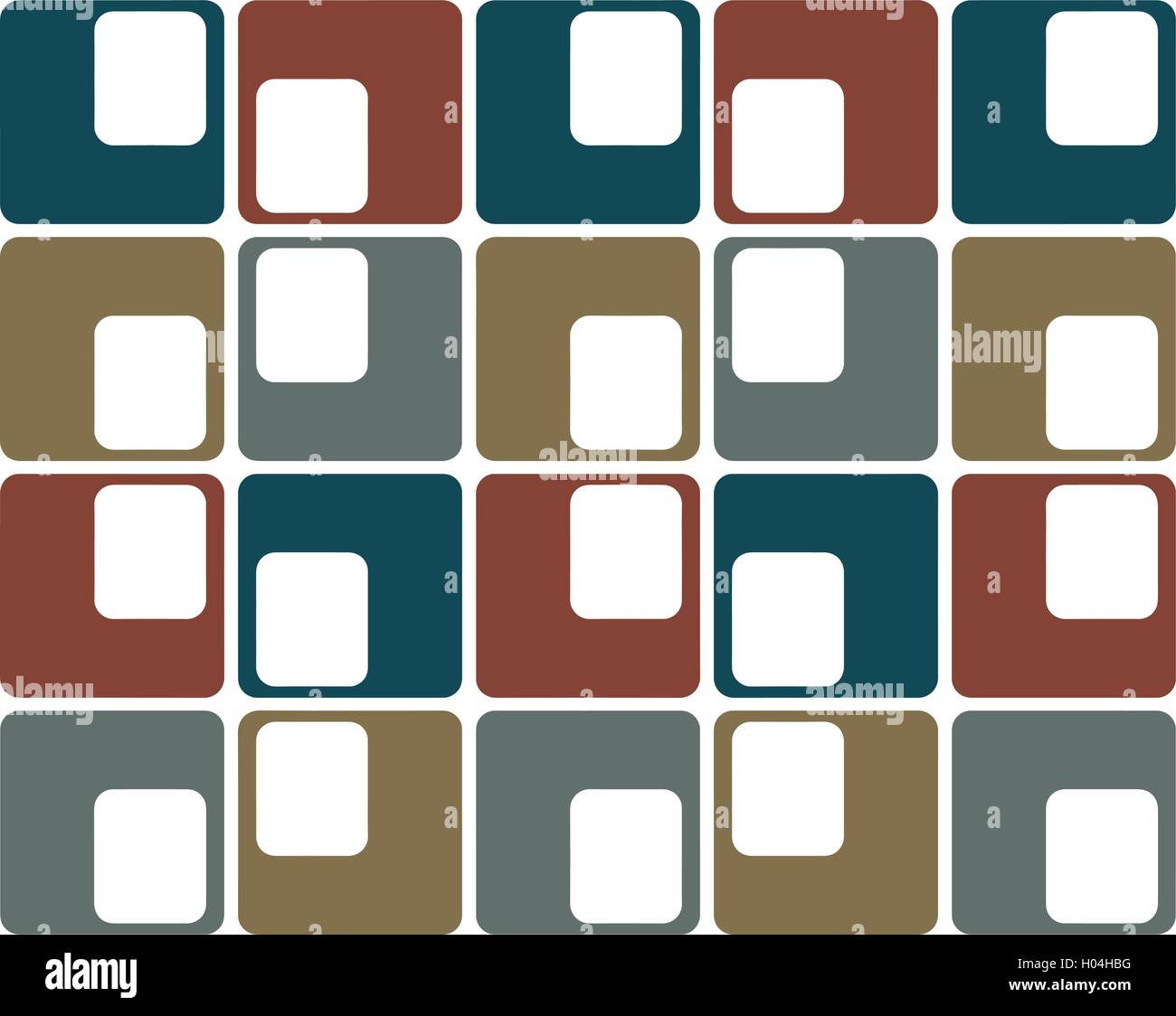 Retro graphic box pattern Stock Vector Image & Art - Alamy