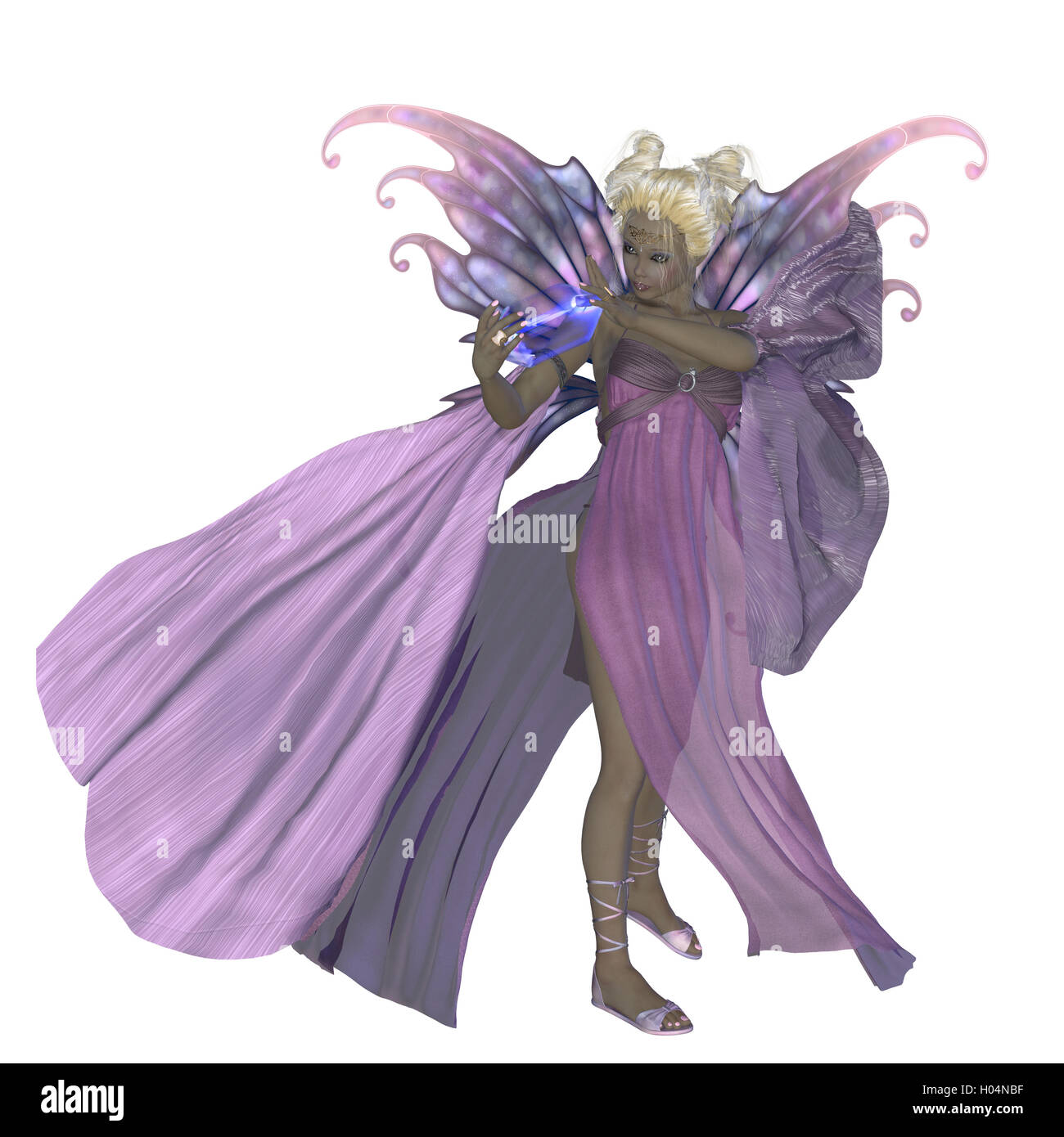 A fairy is a creature of folklore and legend and has pointed long ears ...