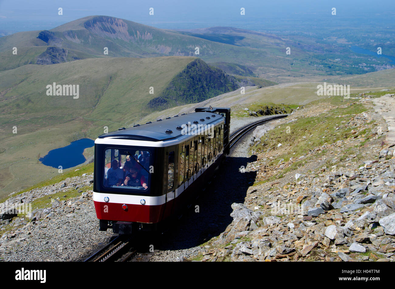Snowdon Mountain Railway, North Wales Stock Photo - Alamy