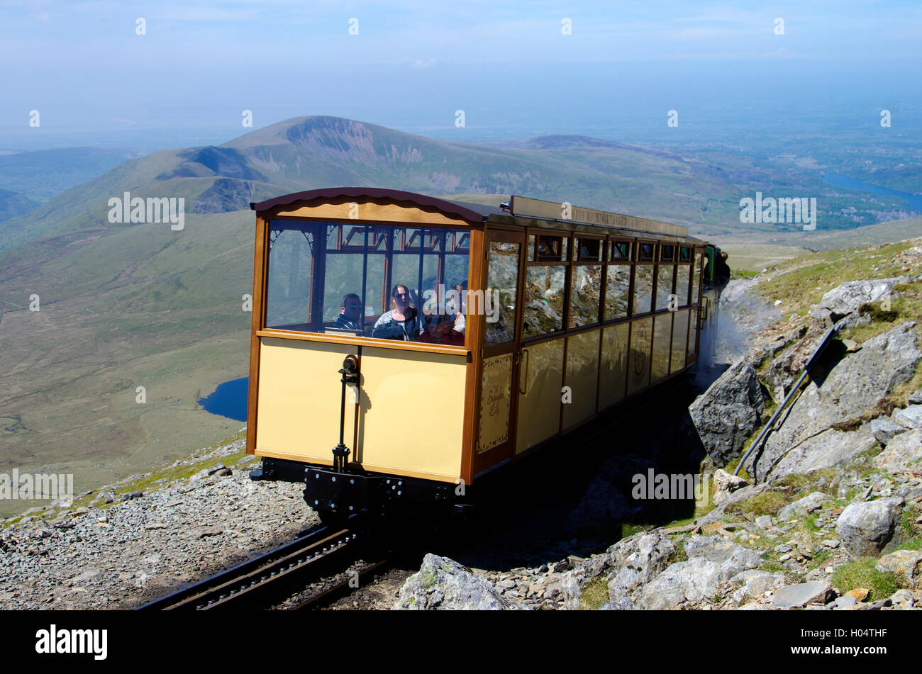 Snowdon Mountain Railway, North Wales Stock Photo - Alamy