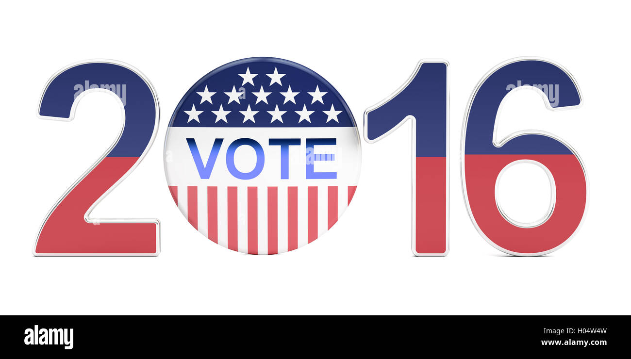 American election 2016 background Cut Out Stock Images & Pictures - Alamy