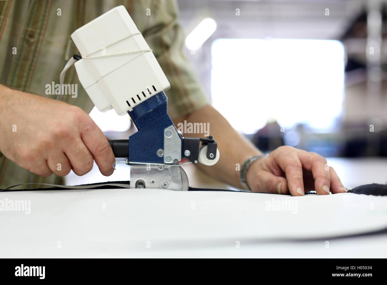 Factory clothes, cutting roomCutting room, cutting cloth tailoring ...