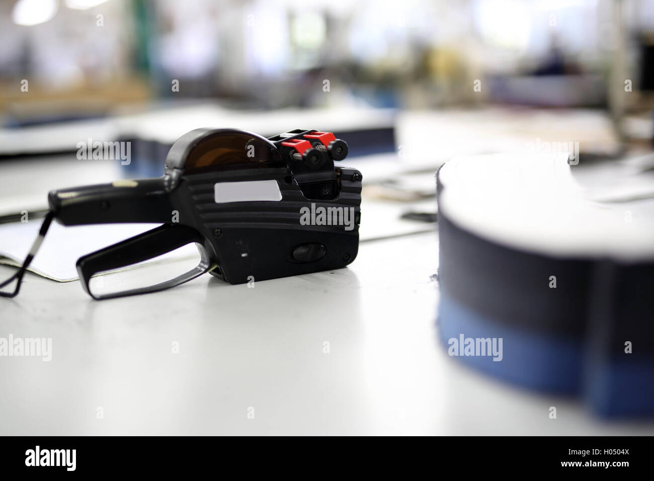 The production plant, sewing clothes Stock Photo - Alamy