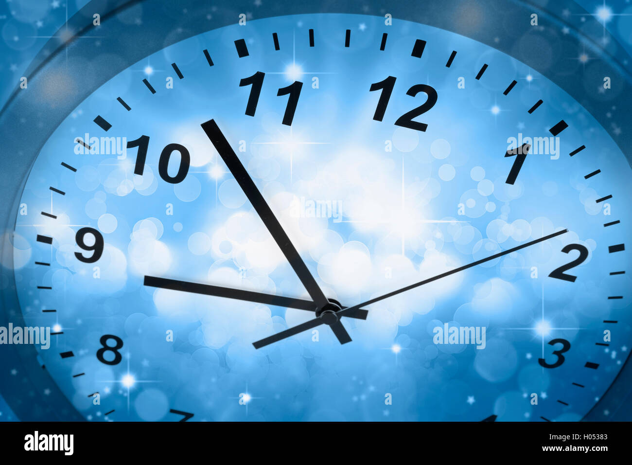 Clock face and abstract background Stock Photo - Alamy