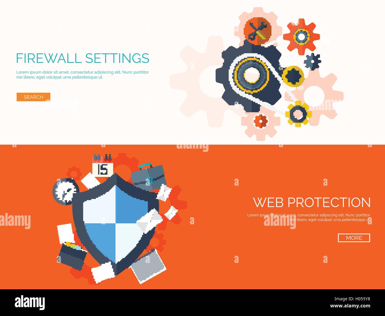 Vector illustration. Shield. Data protection and security Stock Vector ...